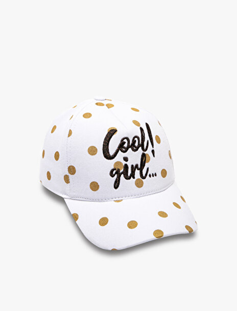 Koton Kız Çocuk İşlemeli Şapka