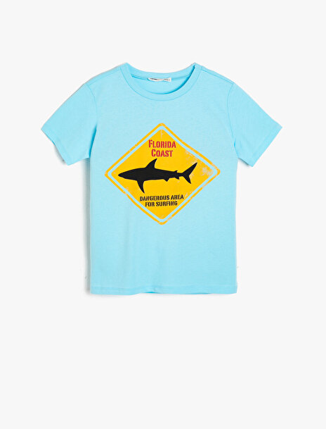 Koton Erkek Çocuk Yazılı Baskılı T-Shirt