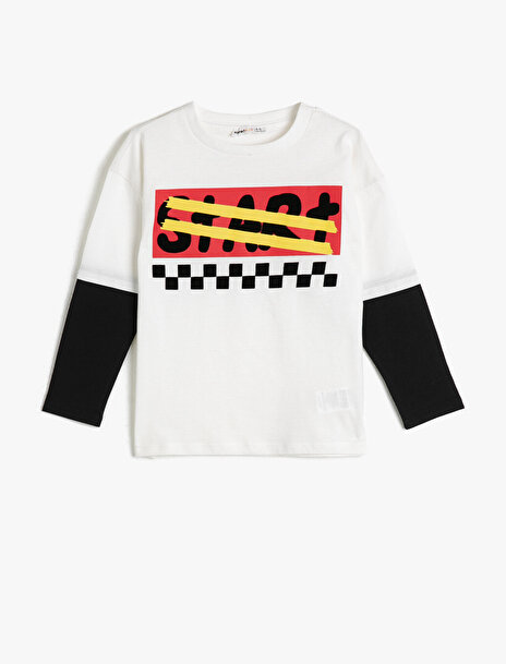 Koton Erkek Çocuk Yazılı Baskılı T-Shirt
