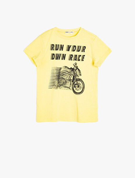 Koton Erkek Çocuk Yazılı Baskılı T-Shirt