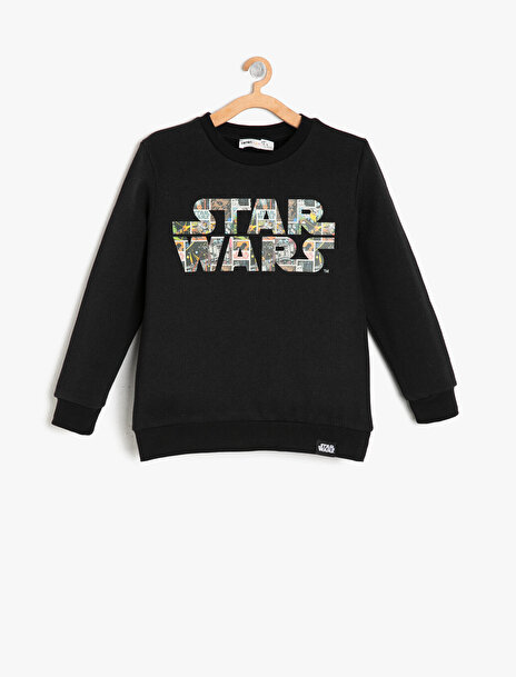Koton Erkek Çocuk Star Wars Lisanslı Baskılı Sweatshirt