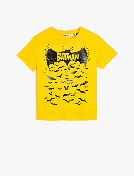 Koton Erkek Çocuk Batman Lisanslı Baskılı T-Shirt