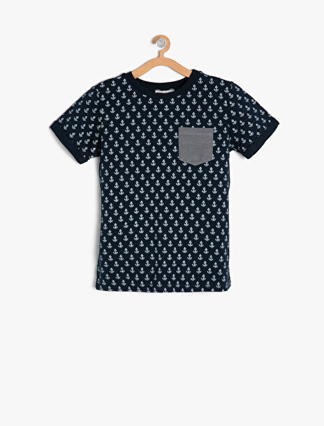 Koton Erkek Çocuk Desenli T-Shirt