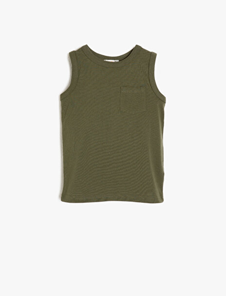 Koton Erkek Çocuk Basic Bisiklet Yaka Atlet