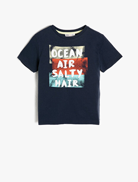 Koton Erkek Çocuk Yazılı Baskılı T-Shirt