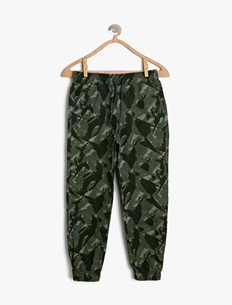 Koton Erkek Çocuk Kamuflaj Desenli Pantolon