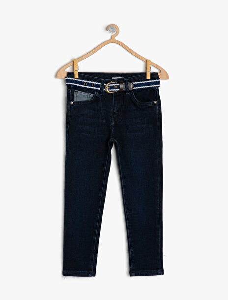 Koton Erkek Çocuk Cep Detaylı Jean Pantolon Koton Erkek Çocuk Cep Detaylı Jean Pantolon