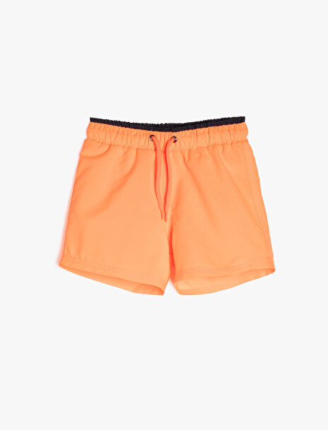 Koton Erkek Çocuk Beli Bağlamalı Deniz Şortu