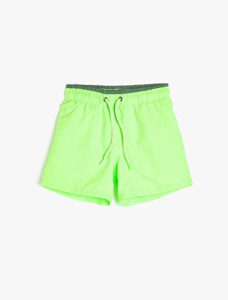 Koton Erkek Çocuk Beli Bağlamalı Deniz Şortu