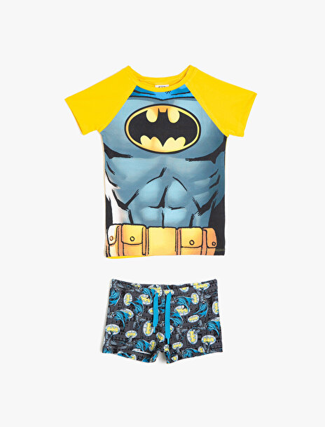 Koton Erkek Çocuk Batman Lisanslı T-Shirt Mayo