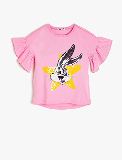 Koton Kız Çocuk Bugs Bunny Lisanslı T-Shirt