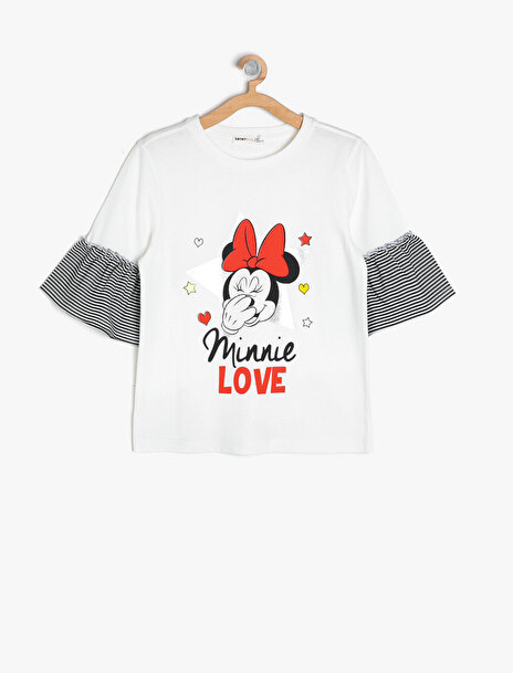 Koton Kız Çocuk Minnie By Koton T-Shirt