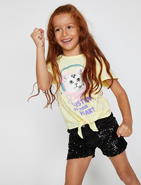 Koton Kız Çocuk Koton Kids Love T-Shirt Koton Kız Çocuk Koton Kids Love T-Shirt