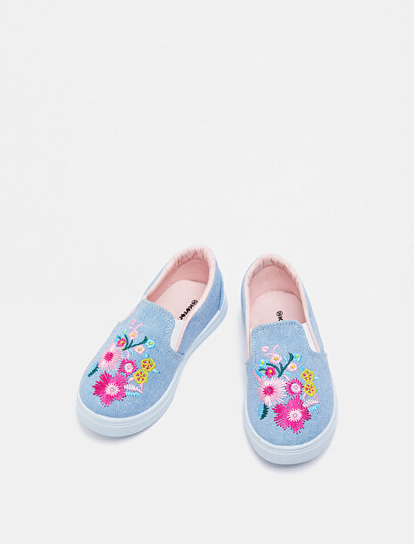 Koton Kız Çocuk işlemeli Ayakkabı