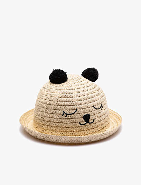 Koton Kız Çocuk İşlemeli Şapka