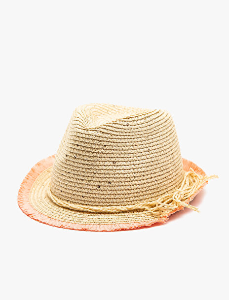 Koton Kız Çocuk Hasır Şapka