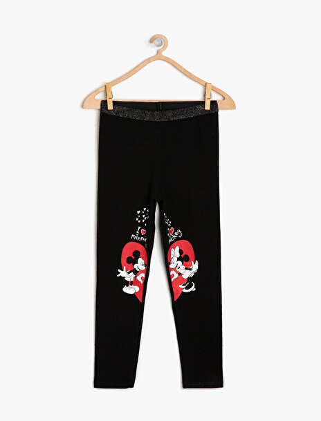 Koton Kız Çocuk Minnie & Mickey Baskılı Tayt