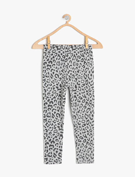 Koton Kız Çocuk Leopar Desenli Tayt