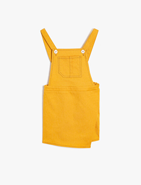 Koton Kız Çocuk Düğme Detaylı Tulum