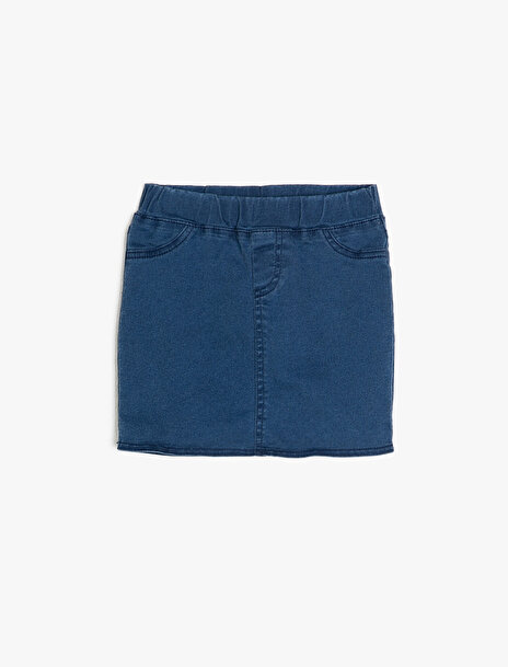 Koton Kız Çocuk Normal Bel Jean Etek Koton Kız Çocuk Normal Bel Jean Etek