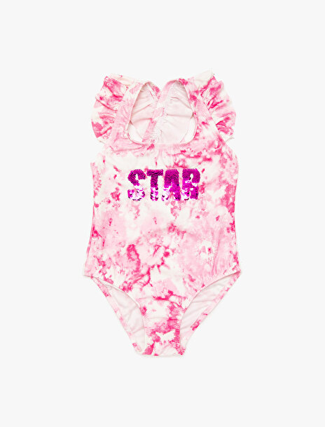 Koton Kız Çocuk Pul Detaylı Mayo