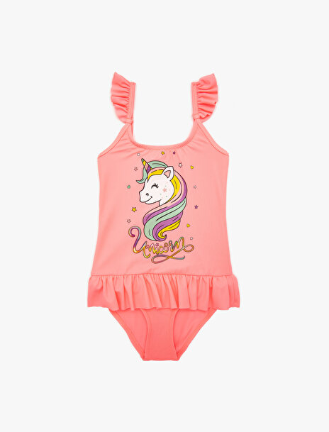 Koton Kız Çocuk Unicorn Baskılı Mayo Koton Kız Çocuk Unicorn Baskılı Mayo