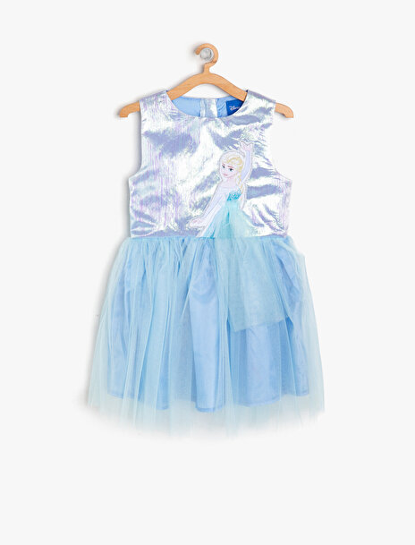 Koton Kız Çocuk Frozen Lisanslı Baskılı Elbise Koton Kız Çocuk Frozen Lisanslı Baskılı Elbise