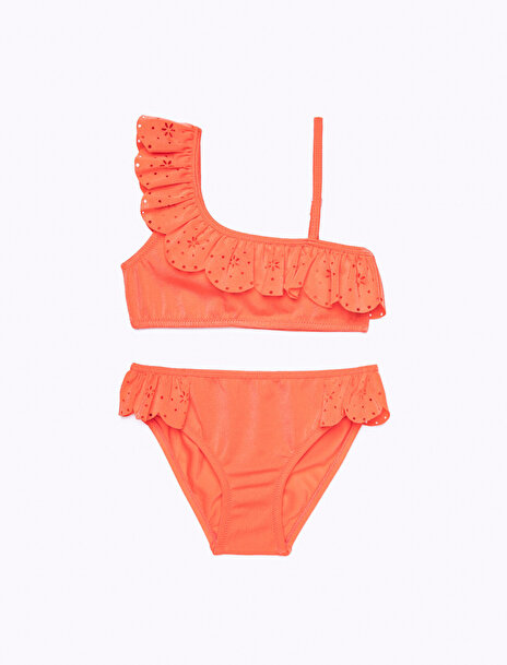 Koton Kız Çocuk Fırfır Detaylı Mayo