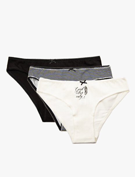 Koton Kadın 3'lü Hipster Külot