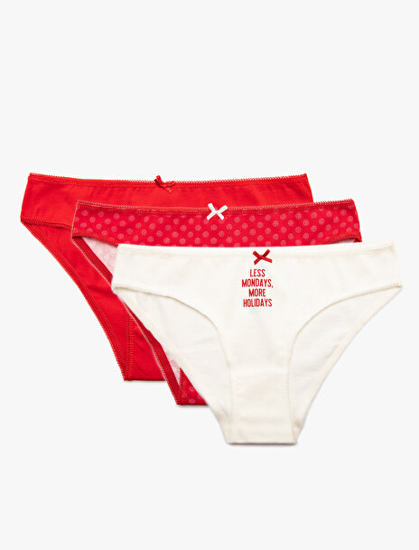 Koton Kadın 3'lü Hipster Külot