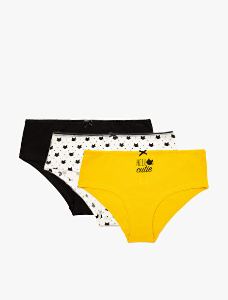 Koton Kadın 3'lü Hipster Külot