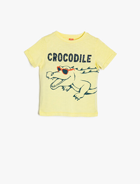 Koton Erkek Çocuk Baskı Detaylı T-Shirt