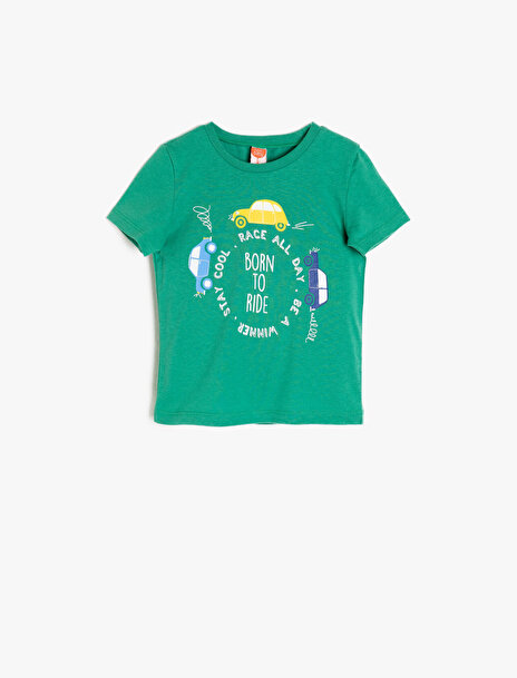 Koton Erkek Çocuk Yazılı Baskılı T-Shirt