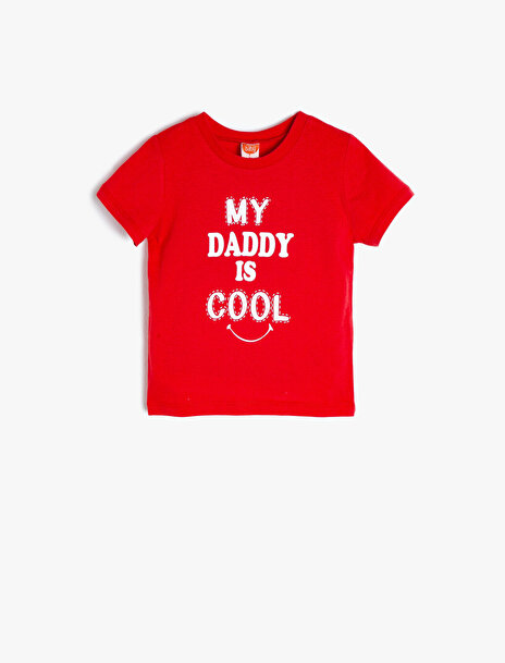 Koton Erkek Çocuk Yazılı Baskılı T-Shirt