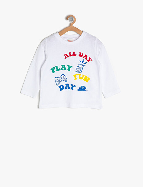 Koton Erkek Çocuk Yazılı Baskılı T-Shirt