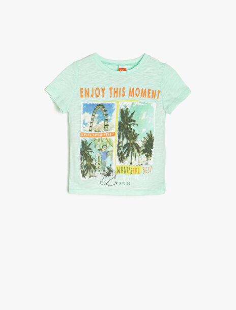 Koton Erkek Çocuk Yazılı Baskılı T-Shirt