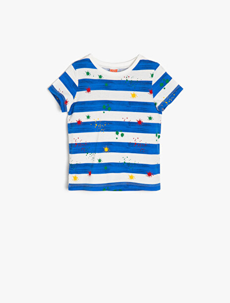 Koton Erkek Çocuk Çizgili T-Shirt