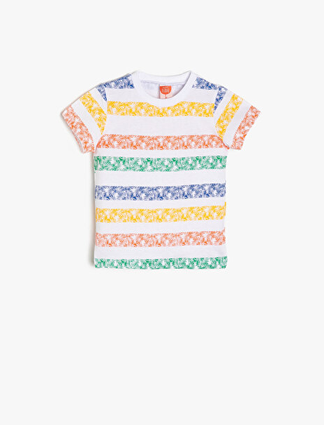 Koton Erkek Çocuk Desenli T-Shirt