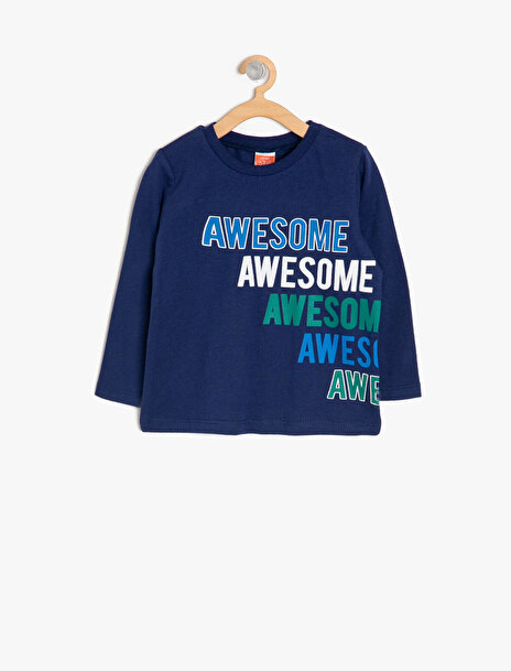 Koton Erkek Çocuk Yazılı Baskılı T-Shirt
