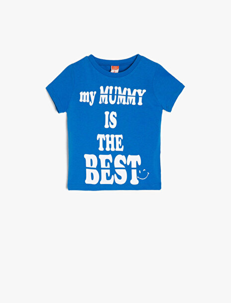 Koton Erkek Çocuk Yazılı Baskılı T-Shirt