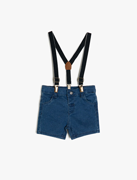 Koton Erkek Çocuk Kemer Detaylı Şort