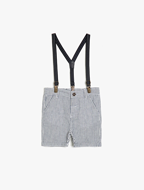 Koton Erkek Çocuk Kemer Detaylı Şort