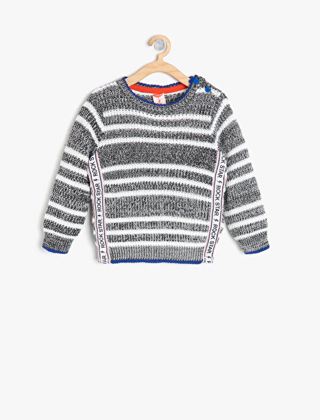 Koton Erkek Çocuk Çizgili Kazak