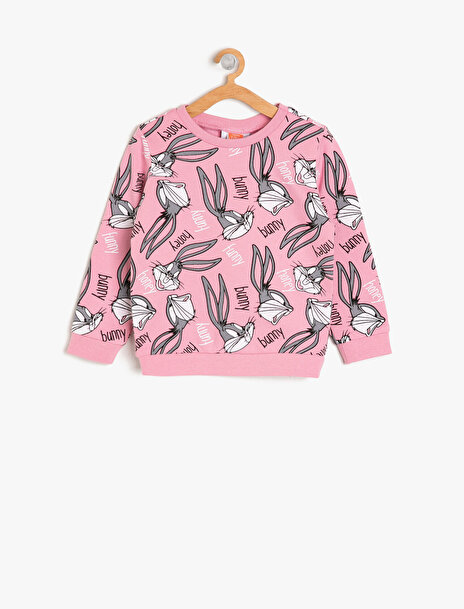 Koton Kız Çocuk Bugs Bunny Baskılı Sweatshirt