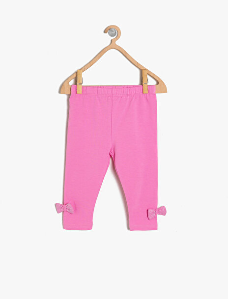 Koton Kız Çocuk Fiyonk Detaylı Tayt Koton Kız Çocuk Fiyonk Detaylı Tayt