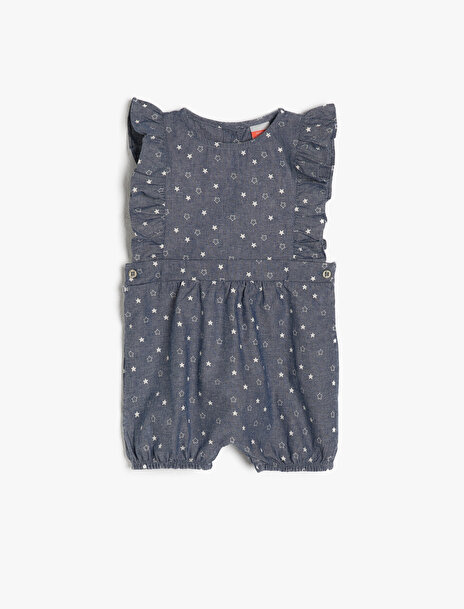 Koton Kız Çocuk Desenli Tulum