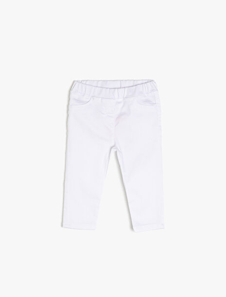 Koton Kız Çocuk Cep Detaylı Pantolon