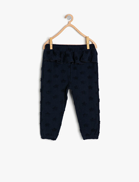 Koton Kız Çocuk Fırfır Detaylı Eşofman Altı