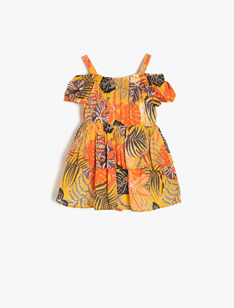 Koton Kız Çocuk Çiçekli Yazlık Elbise