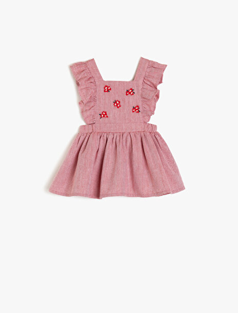 Koton Kız Çocuk İşlemeli Elbise